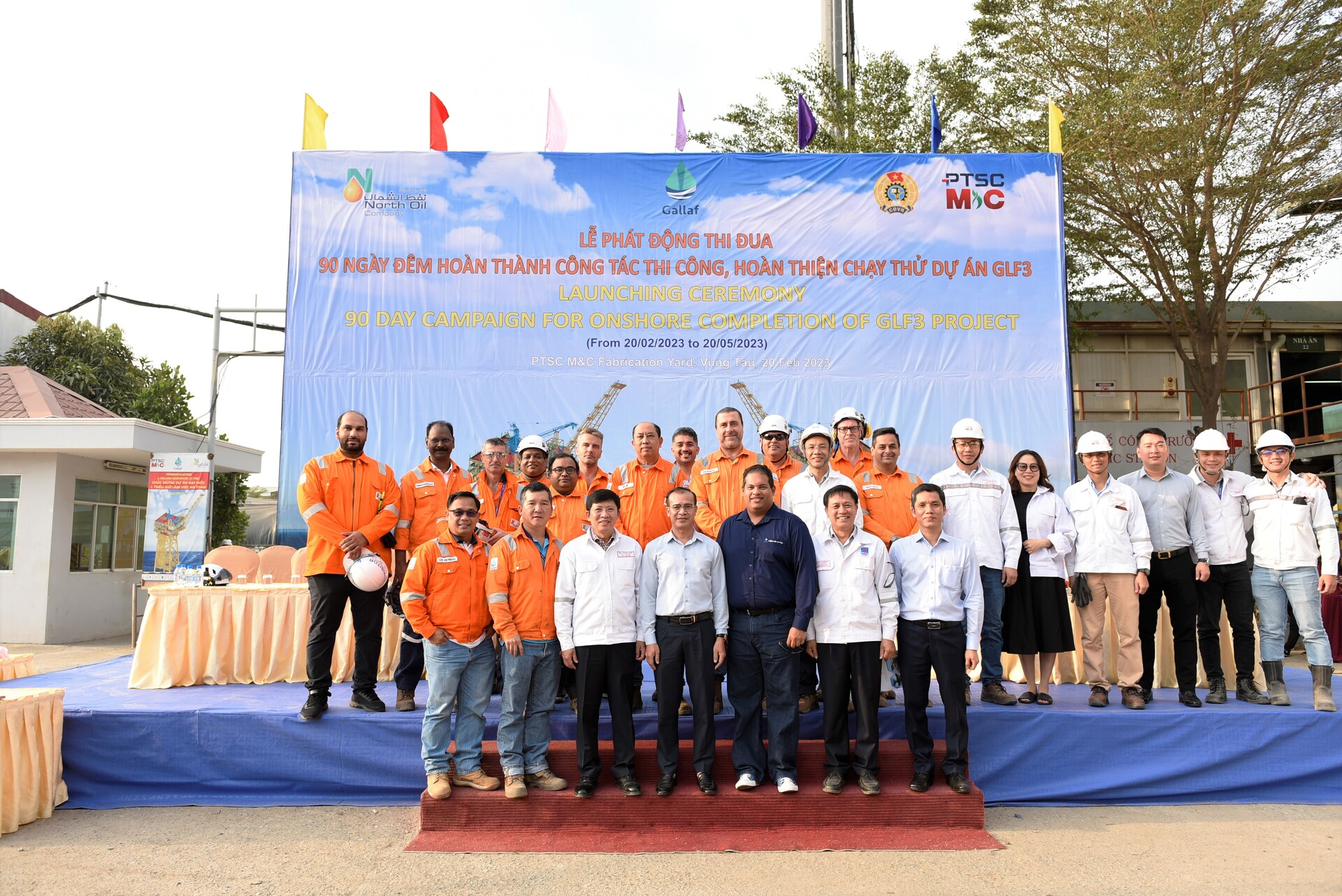 Lễ phát động thi đua 90 ngày đêm hoàn thành công tác thi công và chạy ...